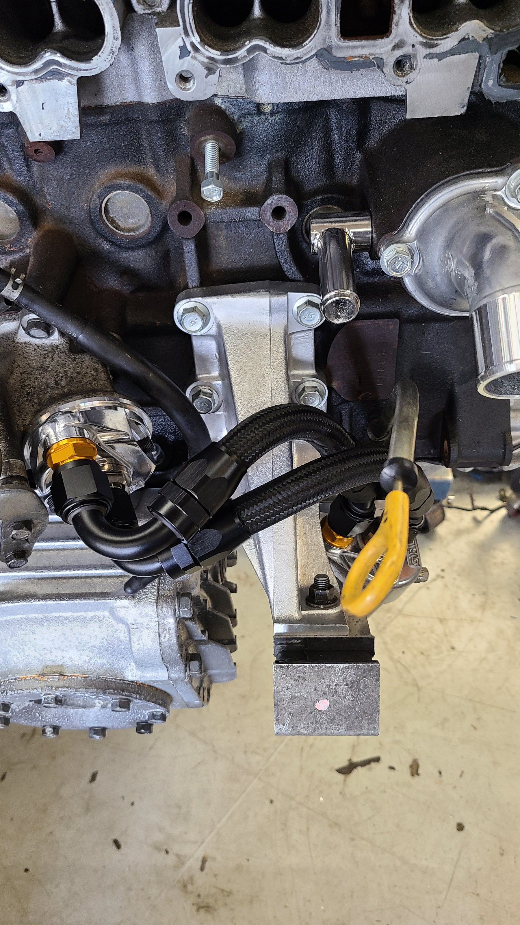 U.P.G GTR oil filter relocation kit for RB26 – U.P.garage